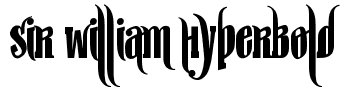 Sir william HyperBold Font: Free Download | MaisFontes