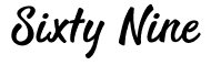 Sixty Nine Font: Free Download | MaisFontes