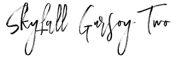 Skyfall Gursoy Two Font: Free Download | MaisFontes