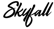 Skyfall Font: Free Download | MaisFontes