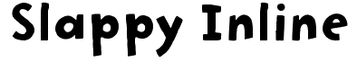 Slappy Inline: Free Font Download | MaisFontes