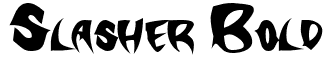Slasher Bold: Free Font Download | MaisFontes