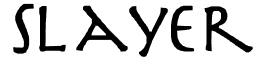 Slayer: Free Font Download | MaisFontes