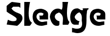 Sledge: Free Font Download | MaisFontes