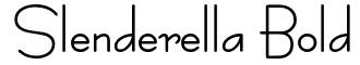 Slenderella Bold: Baixar Fonte Grátis | MaisFontes