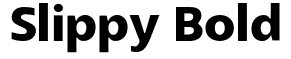 Slippy Bold Font: Free Download | MaisFontes