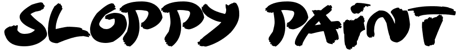 Sloppy Paint: Free Font Download | MaisFontes
