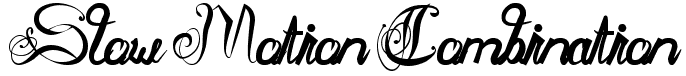 Slow Motion Combination: Free Font Download | MaisFontes