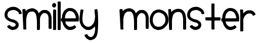 Smiley Monster: Free Font Download | MaisFontes