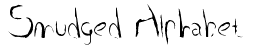 Smudged Alphabet: Free Font Download | MaisFontes