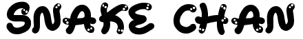 Snake Chan: Free Font Download | MaisFontes