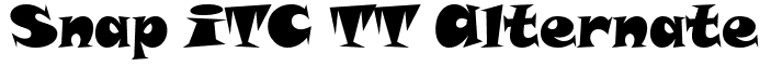 Download Snap ITC Fonts | MaisFontes