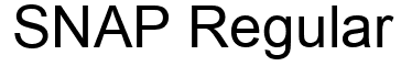 SNAP Regular Font: Free Download | MaisFontes