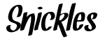 Snickles: Free Font Download | MaisFontes