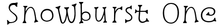 Snowburst One: Free Font Download | MaisFontes