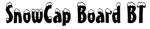 SnowCap Board BT: Free Font Download | MaisFontes