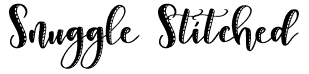 Snuggle Stitched: Free Font Download | MaisFontes