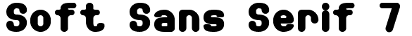 Soft Sans Serif 7: Free Font Download | MaisFontes
