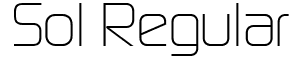 Sol Regular: Free Font Download | MaisFontes