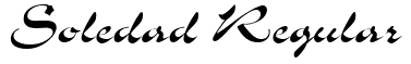 Soledad Regular: Free Font Download | MaisFontes
