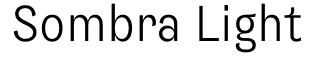 Sombra Light Font: Free Download | MaisFontes