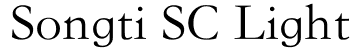 Songti SC Regular Font: Free Download | MaisFontes