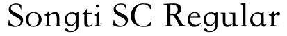 Download Songti Fonts | MaisFontes