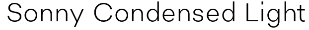 Sonny Condensed Light Font: Free Download | MaisFontes