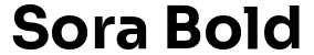 Sora Bold Font: Free Download | MaisFontes