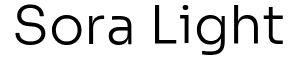 Sora Bold Font: Free Download | MaisFontes