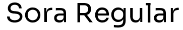 Sora Bold Font: Free Download | MaisFontes