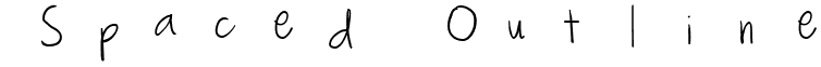 Spaced Outline: Free Font Download | MaisFontes