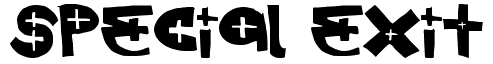 Special Exit: Free Font Download | MaisFontes