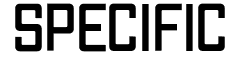 Specific Font: Free Download | MaisFontes