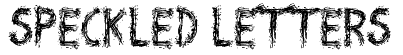 Speckled Letters: Free Font Download | MaisFontes