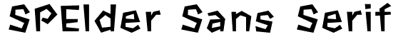 SPElder Sans Serif Font: Free Download | MaisFontes