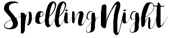 Spelling Night: Free Font Download | MaisFontes