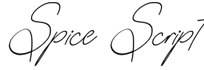 Spice Script: Free Font Download | MaisFontes