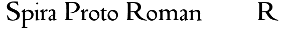 Spira Proto Roman 110R: Free Font Download | MaisFontes