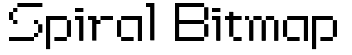 Spiral Bitmap: Baixar Fonte Grátis | MaisFontes