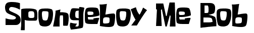 Spongeboy Me Bob: Free Font Download | MaisFontes