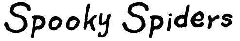 Spooky Spiders Font: Free Download | MaisFontes
