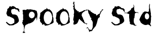 Spooky Std: Free Font Download | MaisFontes