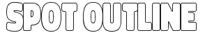Spot Outline: Free Font Download | MaisFontes