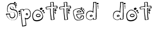 Spotted dot: Free Font Download | MaisFontes