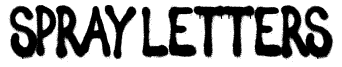 Spray Letters: Free Font Download | MaisFontes