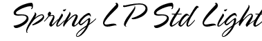 Spring LP Std Light: Free Font Download | MaisFontes