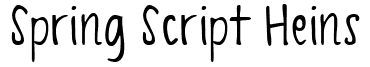 Spring Script Heins: Free Font Download | MaisFontes