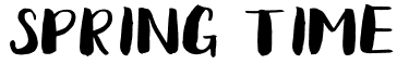 SPRING TIME: Free Font Download | MaisFontes