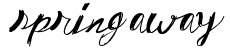 Spring Away: Free Font Download | MaisFontes